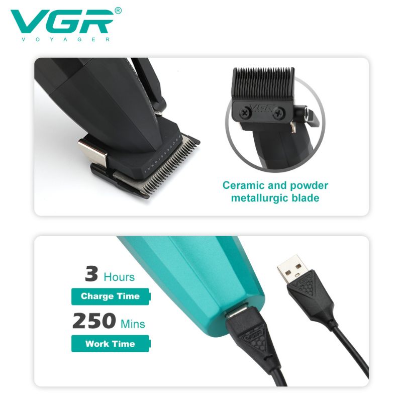 VGR V-003 Professional Hair Clipper for Men – VGR Official Egypt