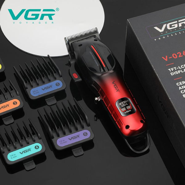 ماكينة قص شعر إحترافية للرجال 9000 لفة بالدقيقة VGR V-026 – VGR Official Egypt