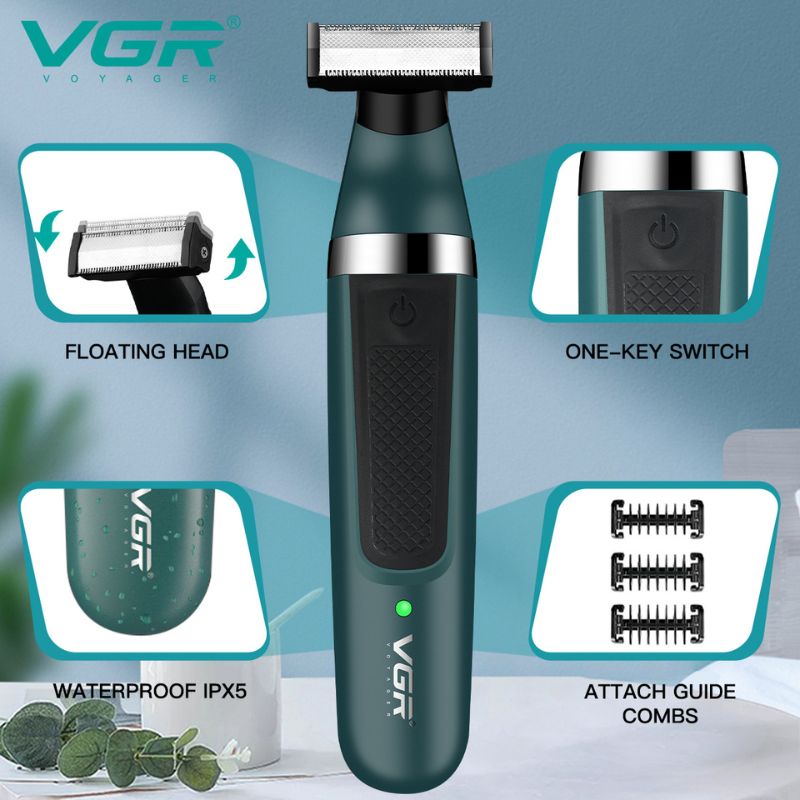 VGR V-393 Waterproof Body Smoothing Shaver – VGR Official Egypt