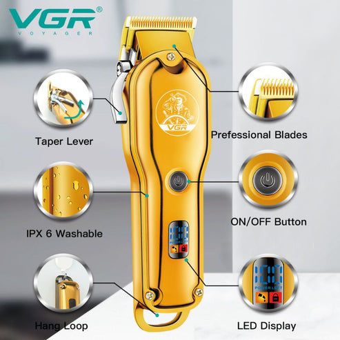 VGR V-650 Professional Hair Clipper – VGR Official Egypt