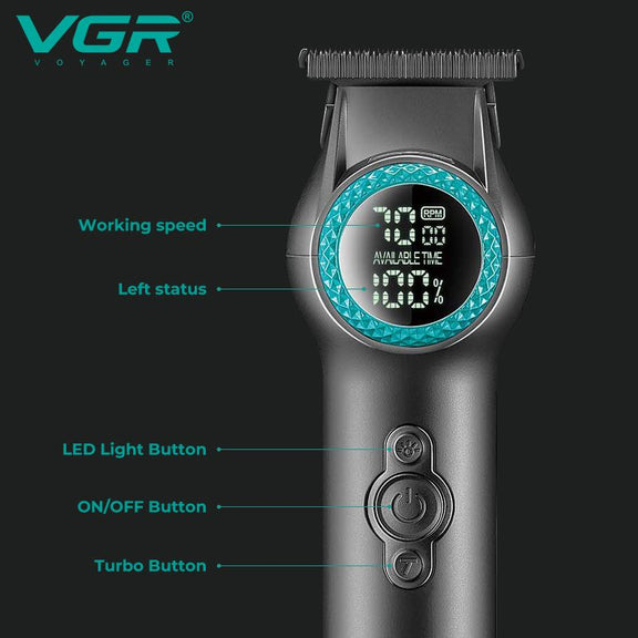 VGR V-990 Professional trimmer for men – VGR Official Egypt